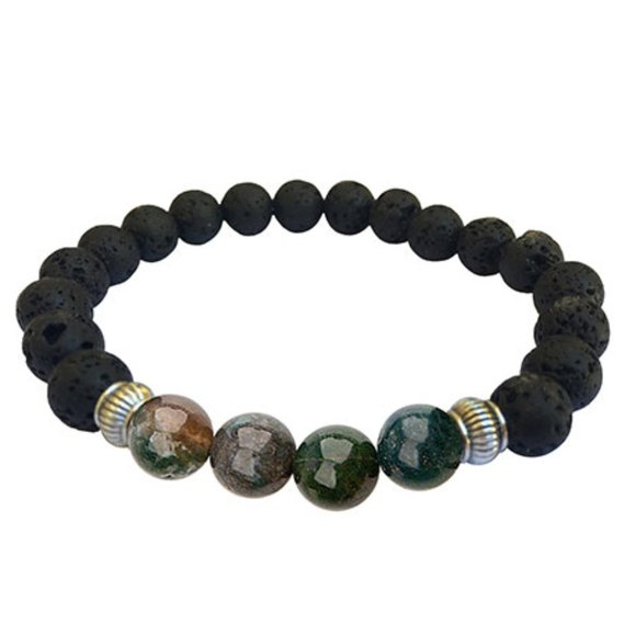 Zorbitz | Jewelry | Zorbitz Lava Rock Diffuser Bracelet Miracles Agate ...